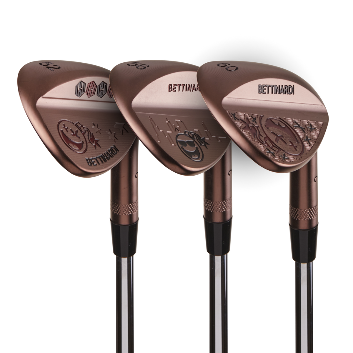 Oil Rubbed Bronze Betti Bomb Wedge Set (52°, 56°, 60°) | Bettinardi ...