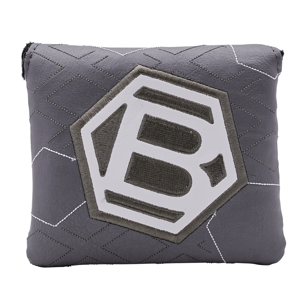 Graphite & Steel Diamond Face Hex B Mallet Putter Headcover ...