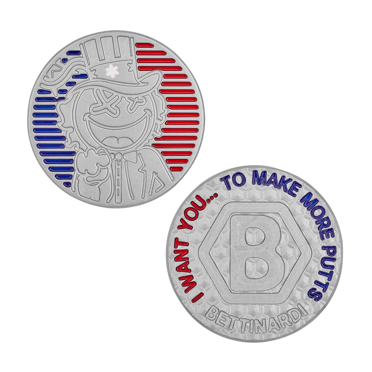 I Want You! Uncle Sam Bomb Ball Marker | Bettinardi Golf – Studio B