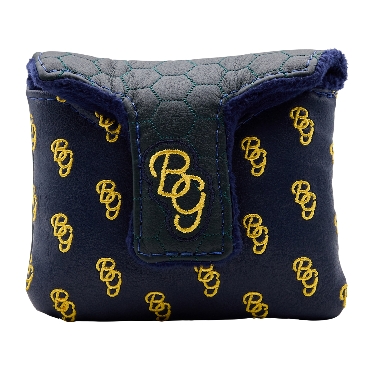 BG Script Mallet Putter Headcover (Green/Navy) | Bettinardi Golf – Studio B