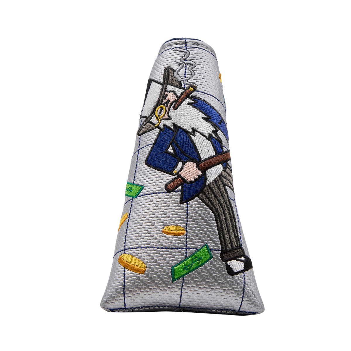 Wall Street Wizard Raking in the Cash Silver Blade Putter Headcover ...
