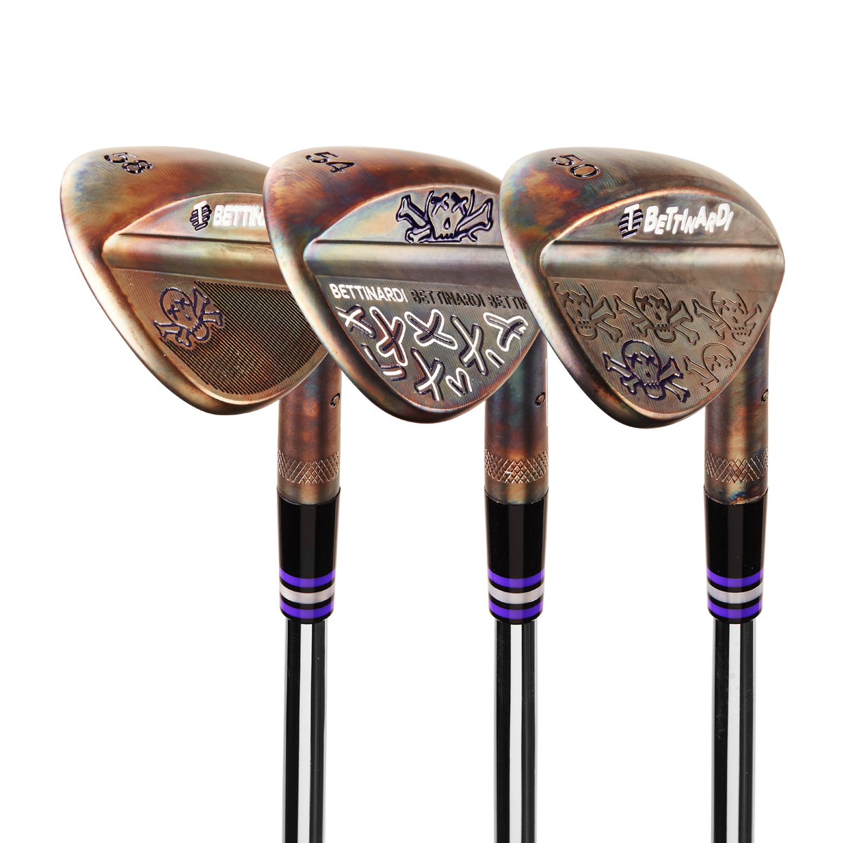 S&B Steel Patina (50c, 54c, 58c) Wedge Set | Bettinardi Golf – Studio B